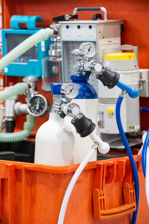 Emergency Equipment Inside a Fire Truck Stock Photo - Image of brigade ...