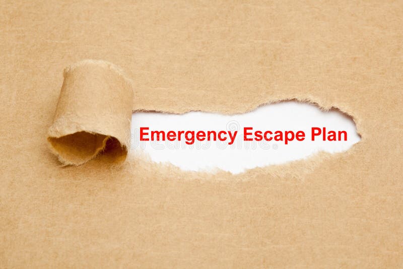 Escape plan stock photo. Image of alert, emergency, department - 49178512