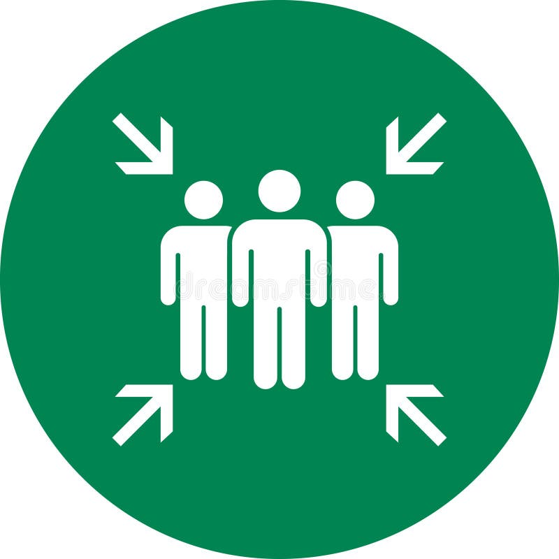 Emergency Evacuation Assembly Point Sign. Assembly Point Icon. Safety ...