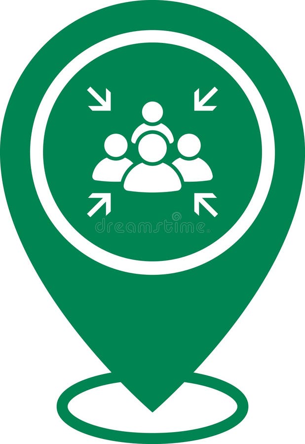 Emergency Evacuation Assembly Point Sign. Assembly Point Icon. Safety ...