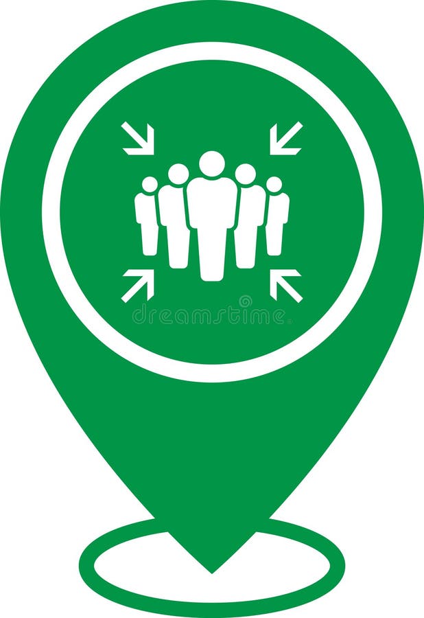 Emergency Evacuation Assembly Point Sign. Assembly Point Icon. Safety ...