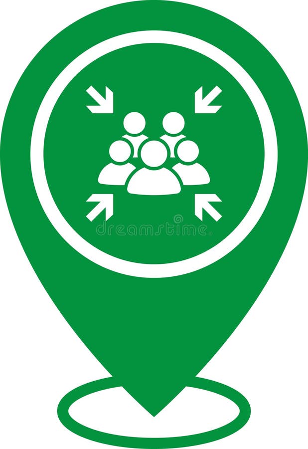 Emergency Evacuation Assembly Point Sign. Assembly Point Icon. Safety ...