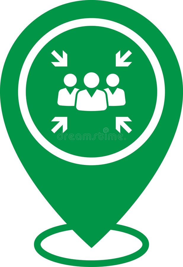 Emergency Evacuation Assembly Point Sign. Assembly Point Icon. Safety ...