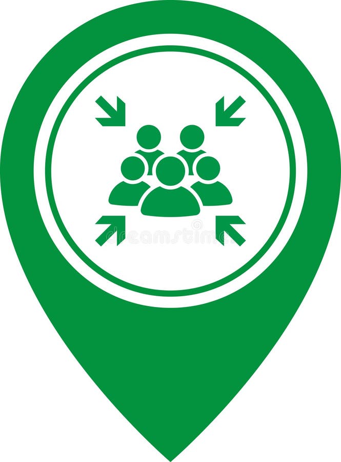 Emergency Evacuation Assembly Point Sign. Assembly Point Icon. Safety ...