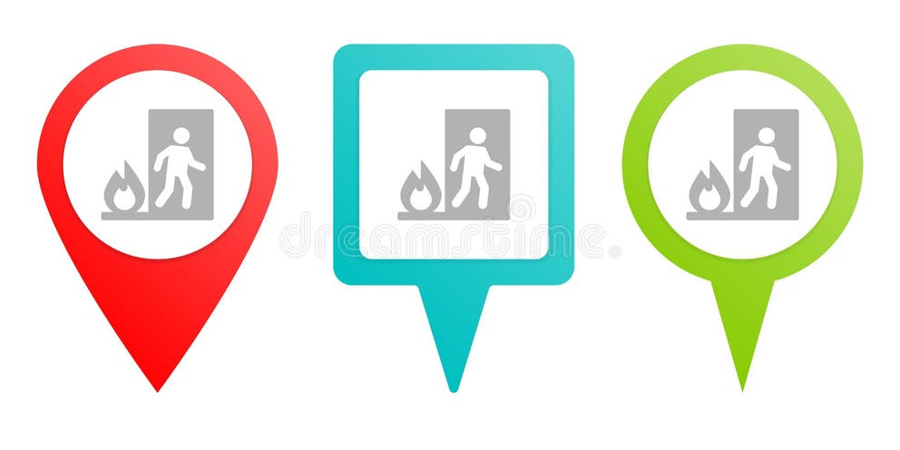 Emergency Evacuation Map Stock Illustrations – 323 Emergency Evacuation ...