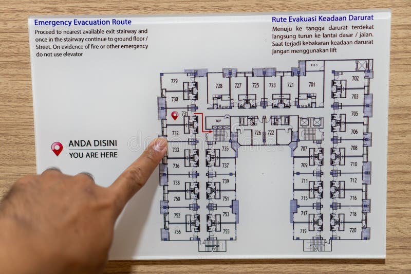 Emergency Evacuation Route Map Stock Photos - Free & Royalty-Free Stock ...
