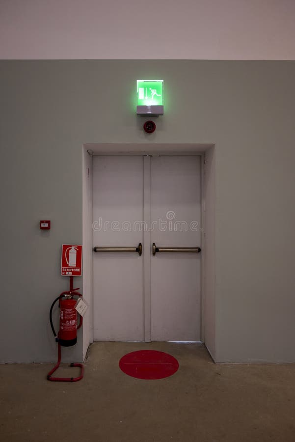 Emergency exit stock image. Image of house, safety, door - 381736599