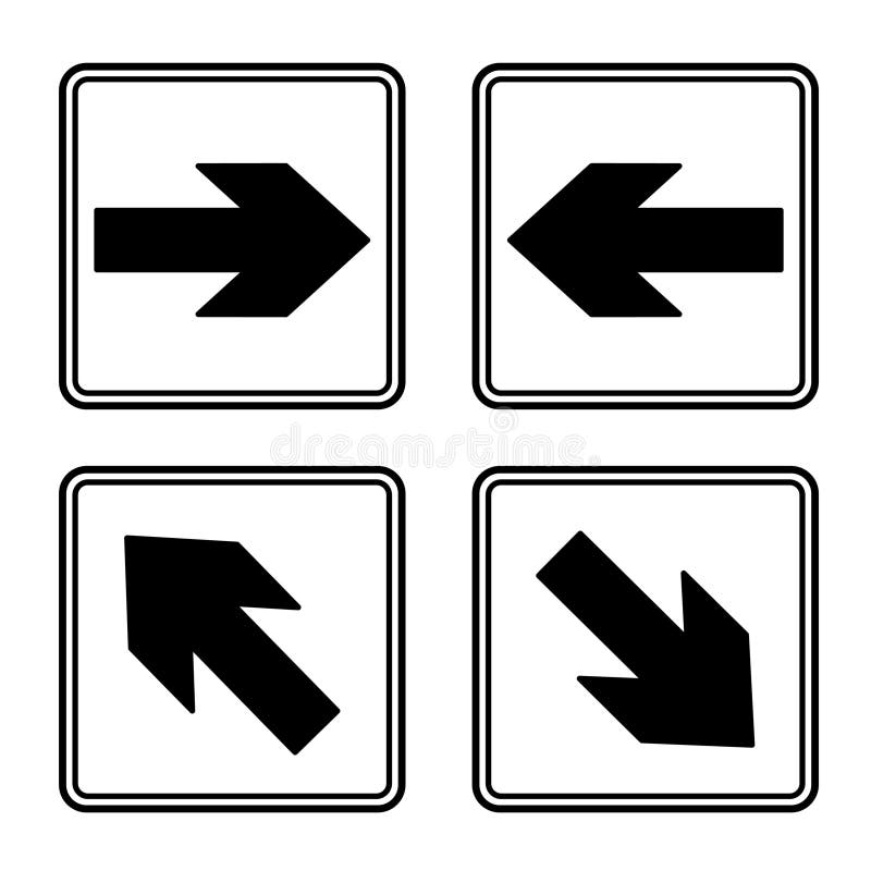 Emergency Exit Arrows. stock illustration. Illustration of building ...