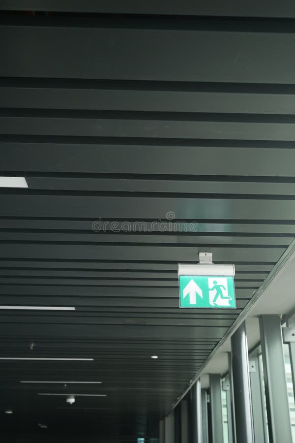 Emergency Exit Door Inside of a Building Stock Photo - Image of eps10 ...