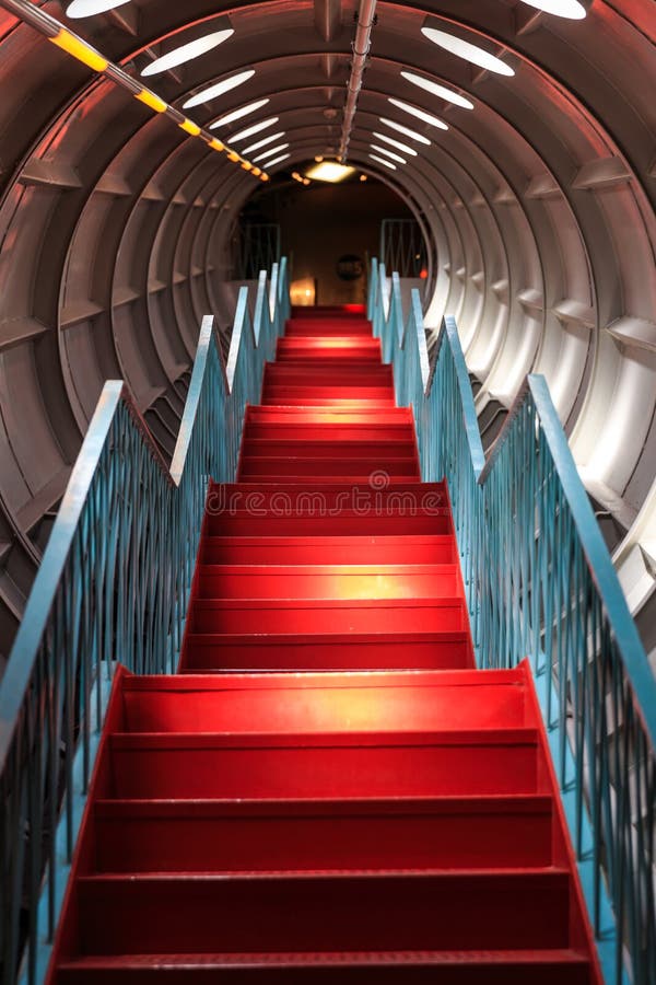 Emergency Exit and Iron Staircase Stock Photo - Image of staircases ...