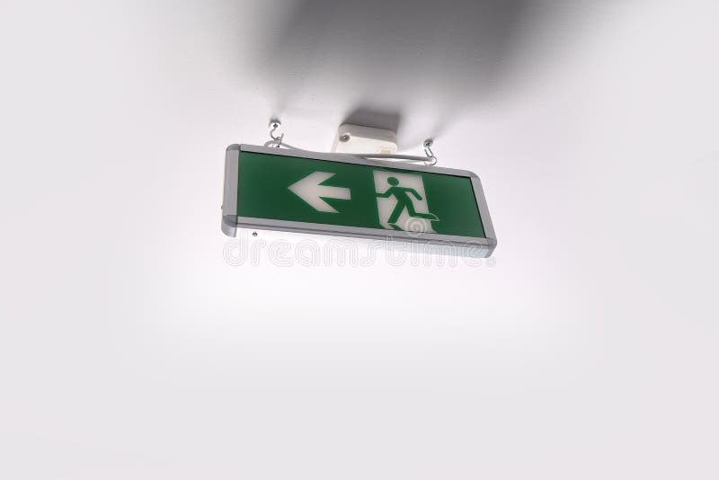 Emergency Exit in the Office Stock Image - Image of fireguard, witl ...