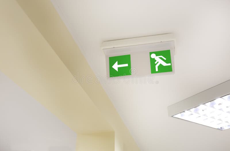 Building Emergency Exit stock image. Image of factory - 51871119