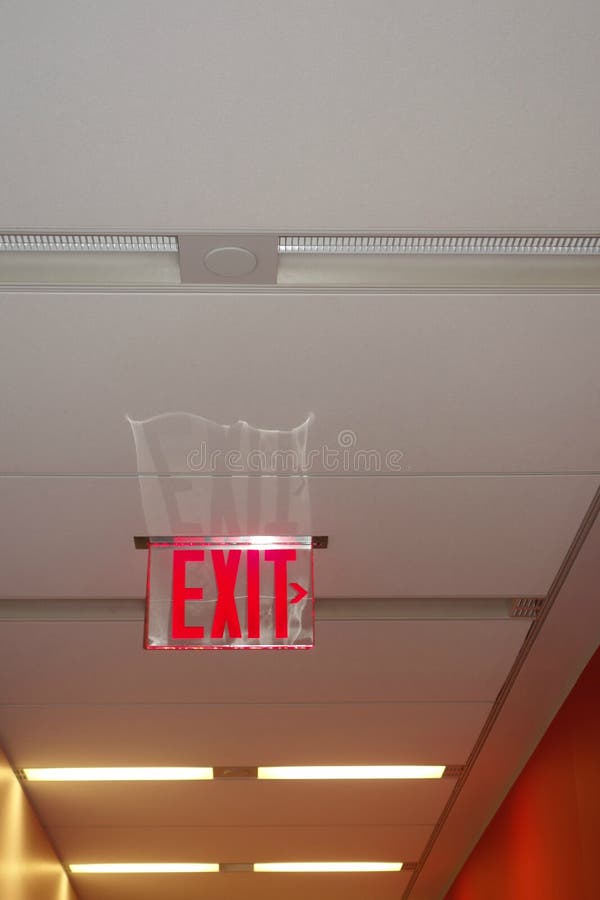 Emergency Exit stock photo. Image of escape, safety, fire - 38148810