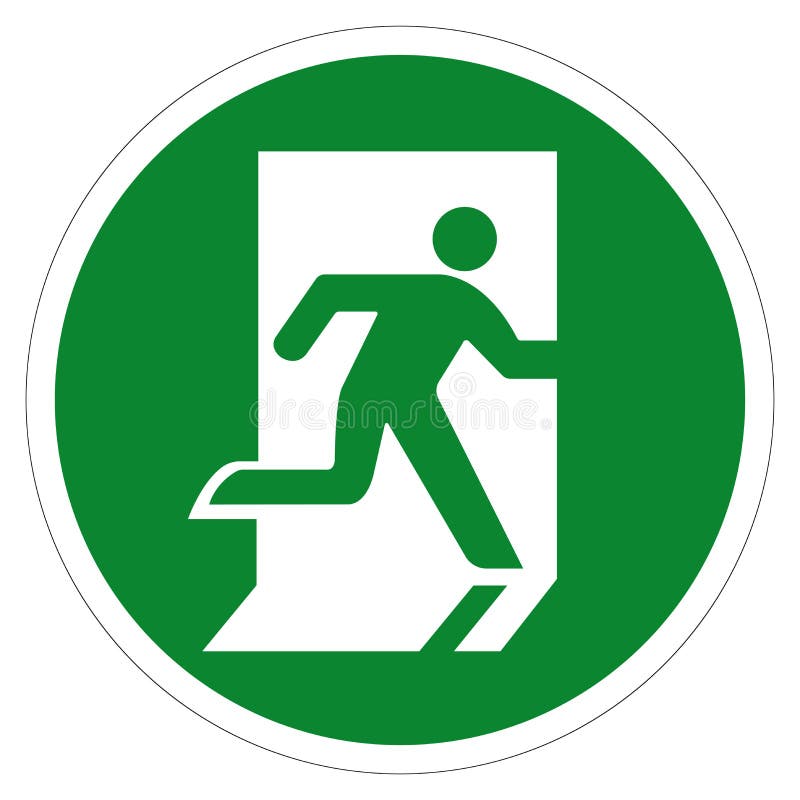 Emergency Exit Sign Vector