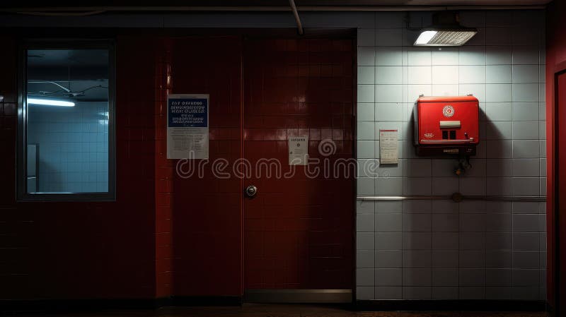 Emergency Red Flashing Light Stock Illustration - Illustration of ...