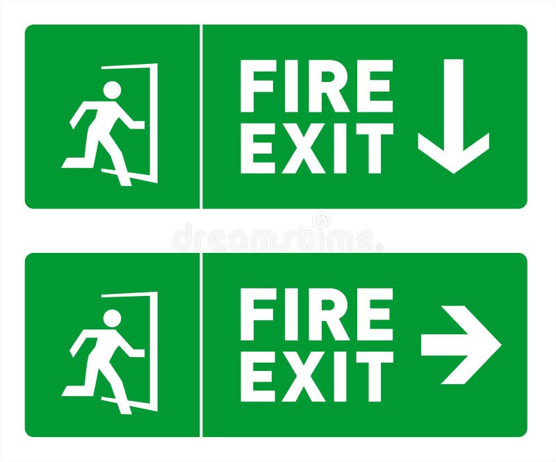 Printable Emergency Exit Sign Printable Emergency Exit Sign