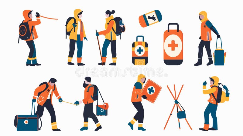 Emergency First Aid Situations Abstract Concept Stock Vector ...