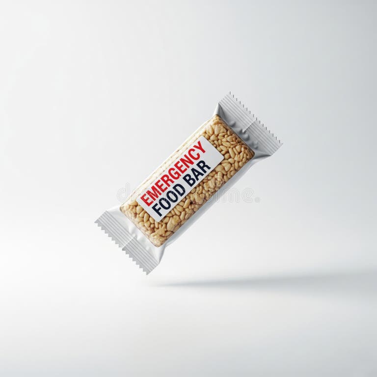 Emergency food ration bar stock image. Illustration of gadget - 383192435