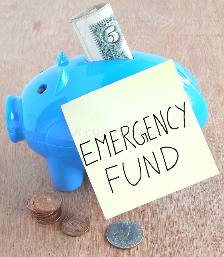 Emergency Fund stock photo. Image of bank, stack, hand - 53939280