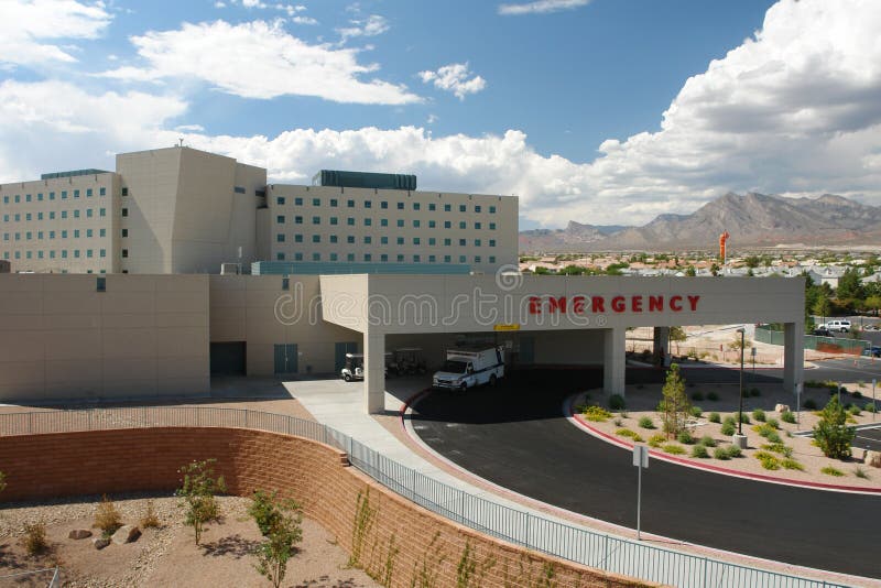 Emergency Hospital Building Stock Photo - Image of medicine, majestic ...