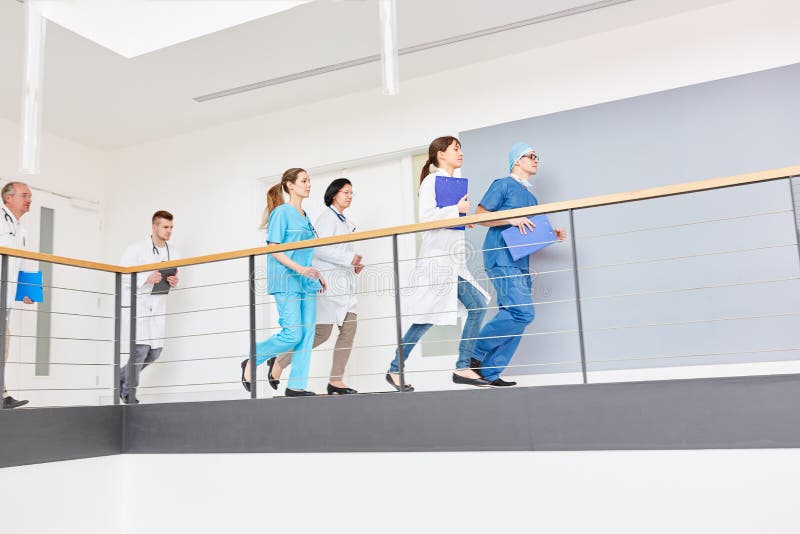 Emergency in Hospital with Team of Doctors Stock Image - Image of ...