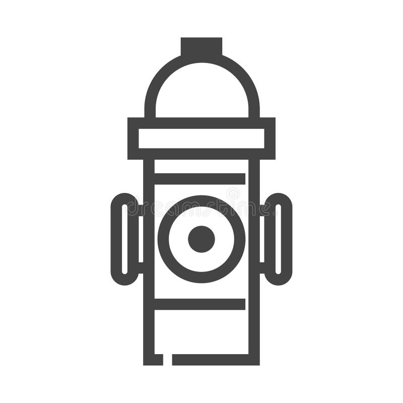 Emergency hydrant icon stock vector. Illustration of isolation - 261003705