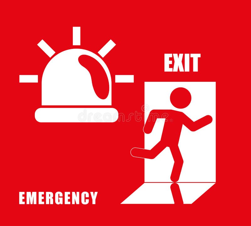 Emergency Icon, Vector Illustration Stock Vector - Illustration of blue ...