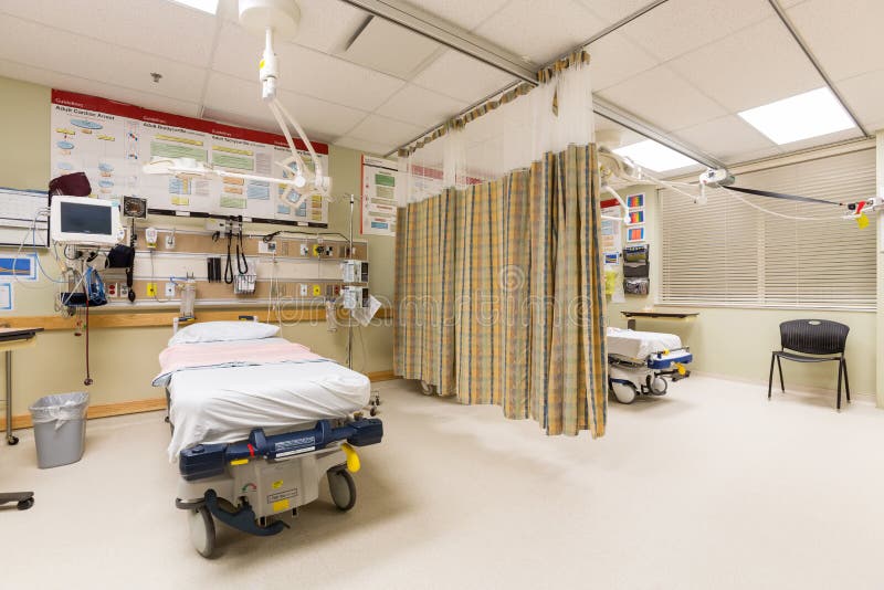 Hospital room with beds stock photo. Image of treatment - 37937202