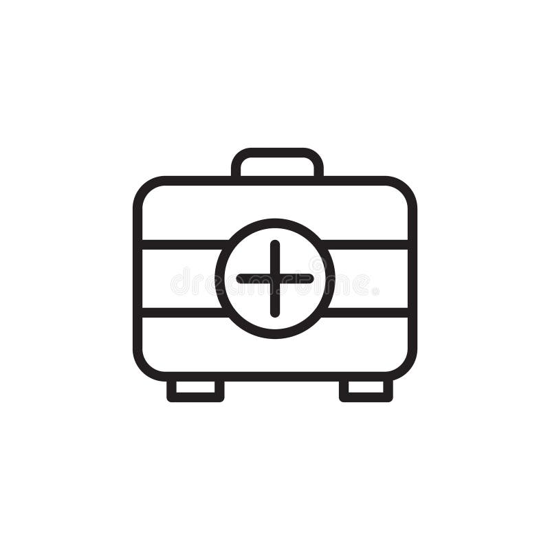 Emergency Kit Icon Outline Vector for Web Ui Stock Vector ...
