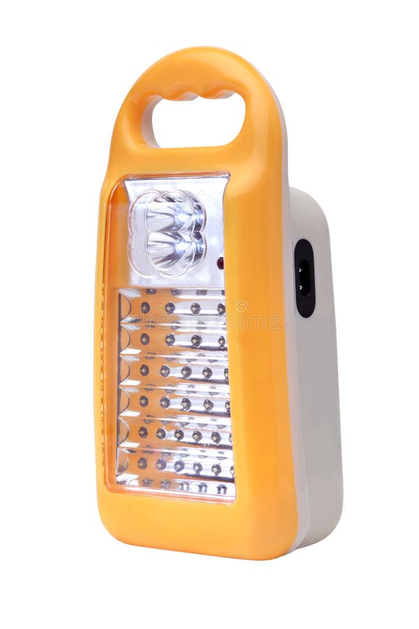 Emergency Lamp stock photo. Image of batteries, white - 12707106