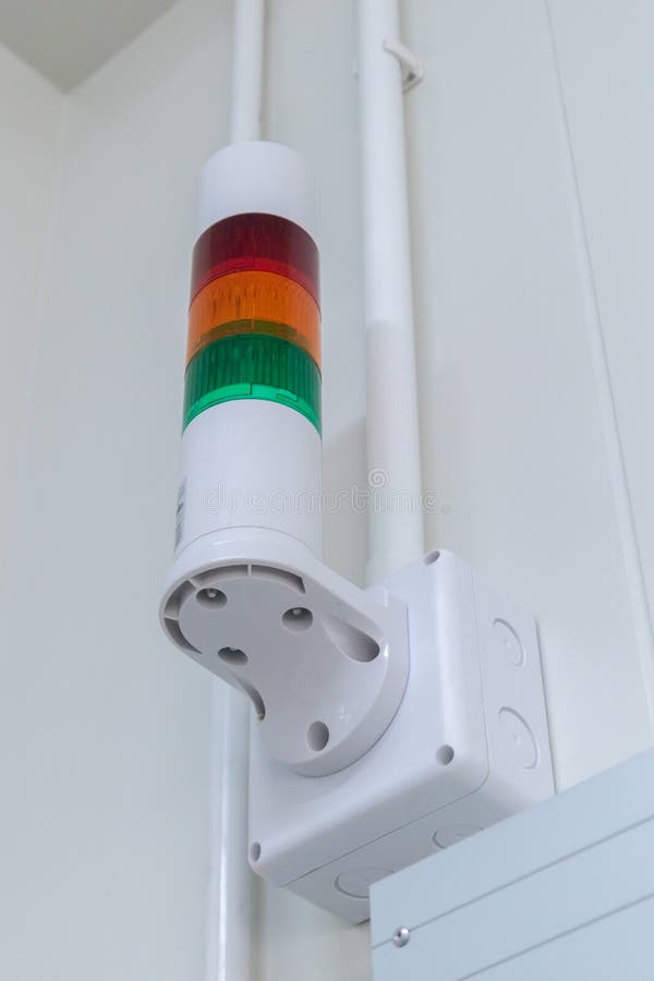 Emergency Lamp the Wall at Laboratory Stock Photo - Image of clinic ...