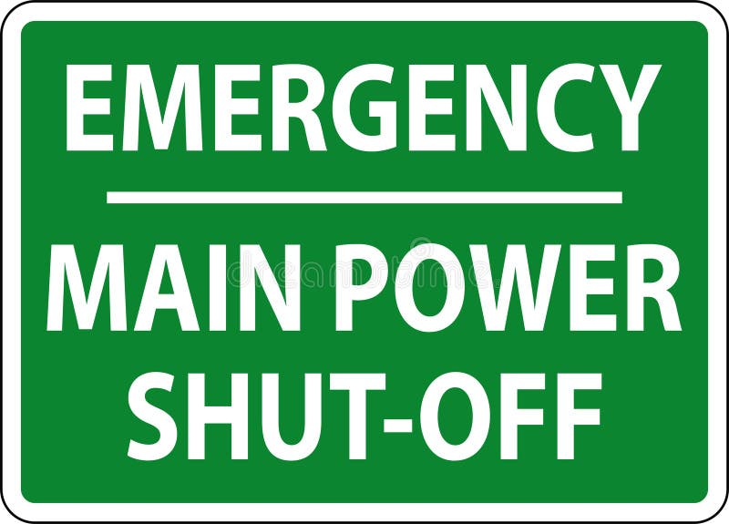 Emergency Shut Off Switch Stock Illustrations – 20 Emergency Shut Off ...