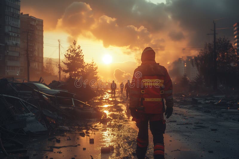 Emergency Management Background Image, Earthquake, Concept Stock ...