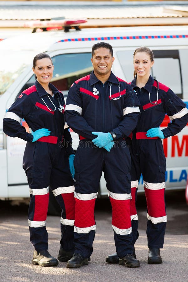 Emergency Medical Staff Transporting Patient Stock Image - Image of ...