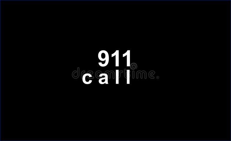 911 is the Emergency Number. Background and Illustration Stock ...
