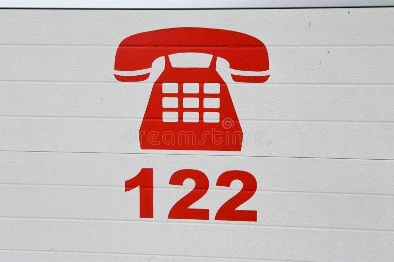 Emergency Number Fire Department 122 Stock Photo - Image of leadership ...