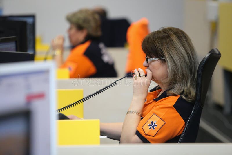 112 Emergency Number Operator, Romanian Version of 911, Having a ...