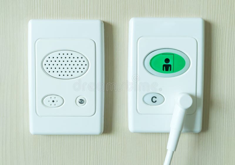 Emergency Nurse Call Button Stock Photo - Image of medical, patient ...