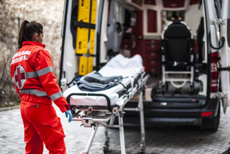 Emergency Operator in Action for Accident Editorial Photo - Image of ...