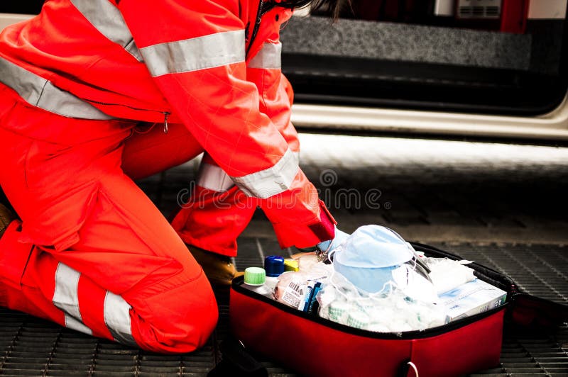 Emergency Response Team stock photo. Image of public - 26775720