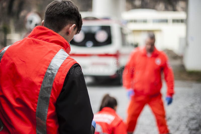 Emergency Operator in Action Editorial Stock Image - Image of action ...