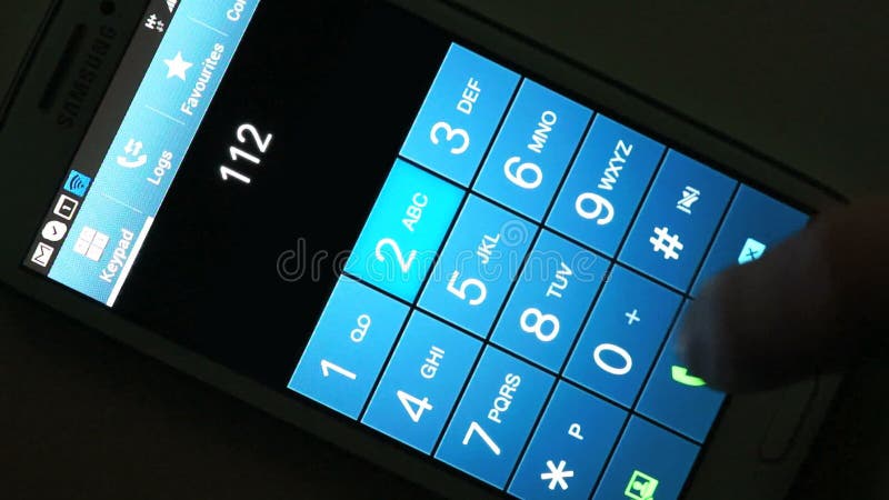 Dialing 911 Emergency Phone Call Stock Footage - Video of close, macro ...