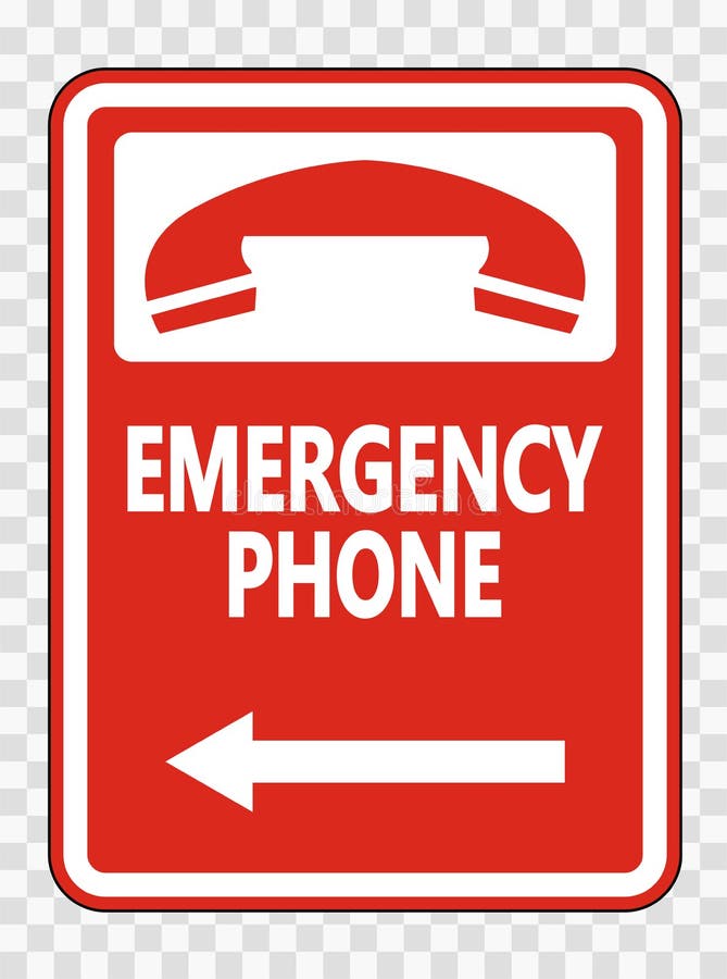 Emergency phone stock vector. Illustration of safe, emergency - 4734673