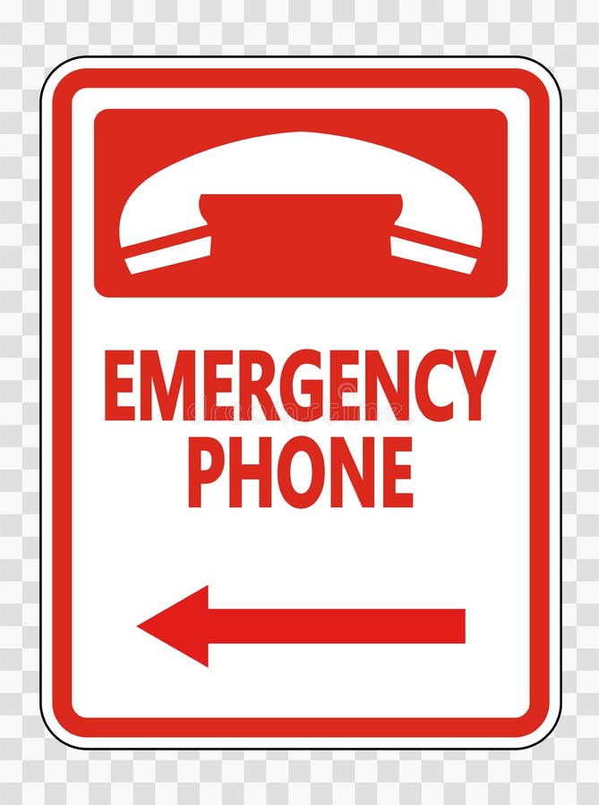 Emergency Telephone Green Symbol Sign Isolate on White Background ...