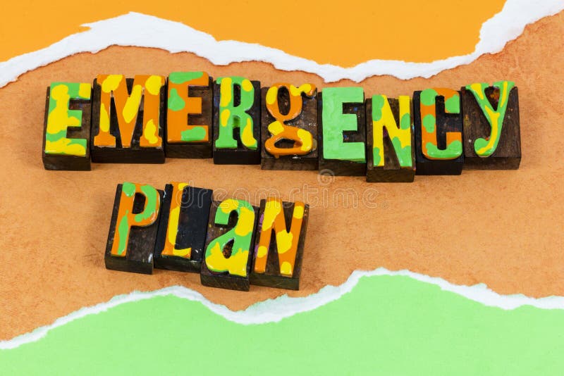 Emergency Plan Disaster Preparedness Safety Checklist Survival Warning ...