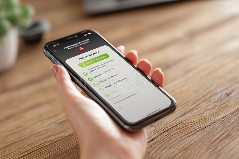 Emergency Poison Alert App Displayed on Smartphone Held in Hand ...