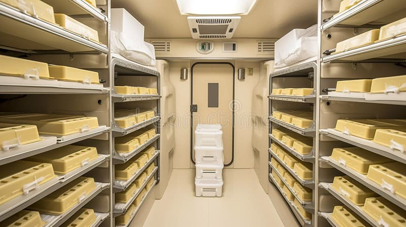 Emergency Preparedness: Organized Storage Room in an Underground Bunker ...