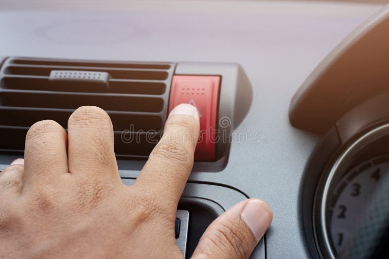 Emergency red button. stock photo. Image of breakdown - 123310098