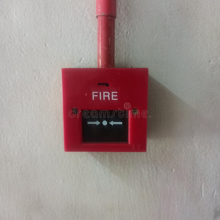 Emergency Response System, Clearly Marked FIRE Ensuring Safety Protocols are in Place. Stock ...