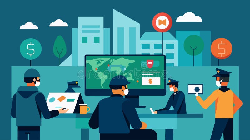 An Emergency Response Team Receives a Live Stream of Data on the ...